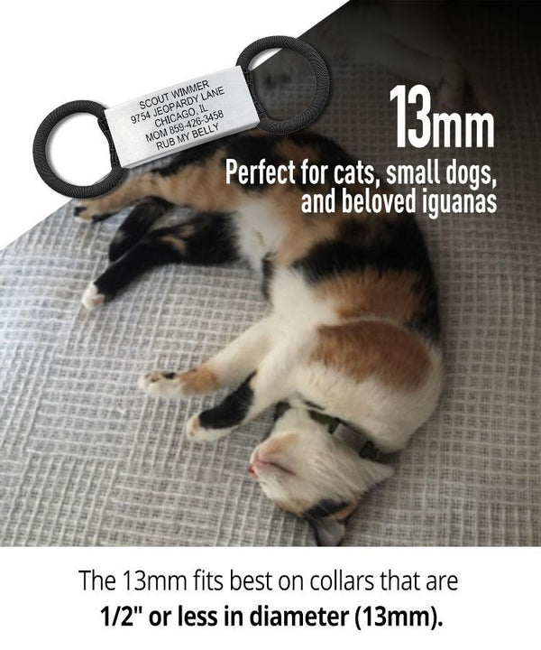 Cat iD - Custom Cat ID Tag Plate for Collars