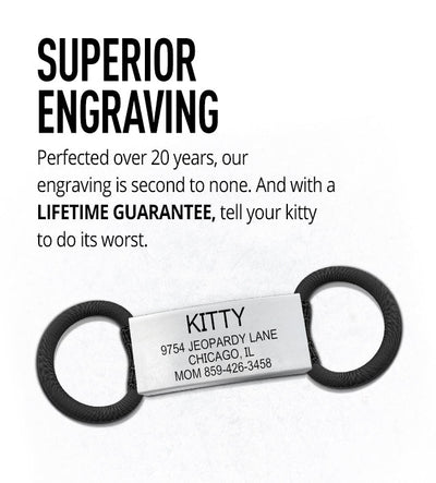 Cat iD - Custom Cat ID Tag Plate for Collars